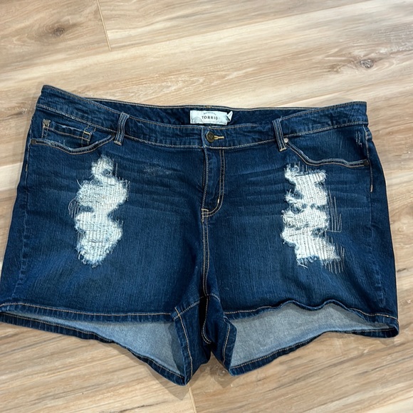 torrid | Shorts | Torrid Distressed Jean Shorts | Poshmark